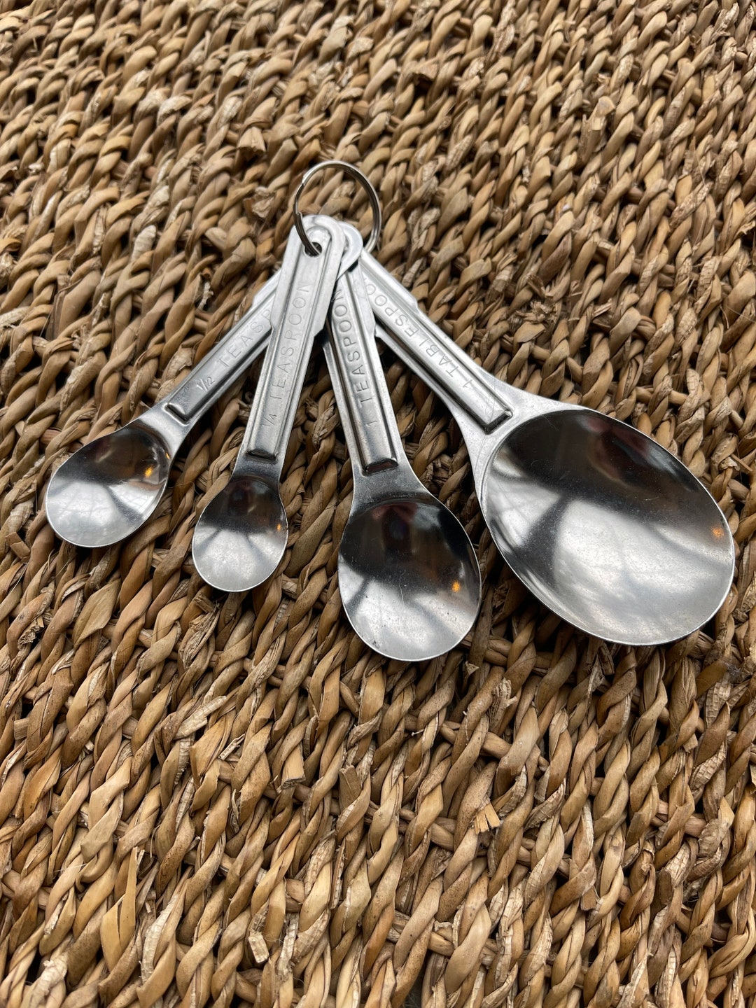 Vintage Measuring Spoons Metal - Etsy