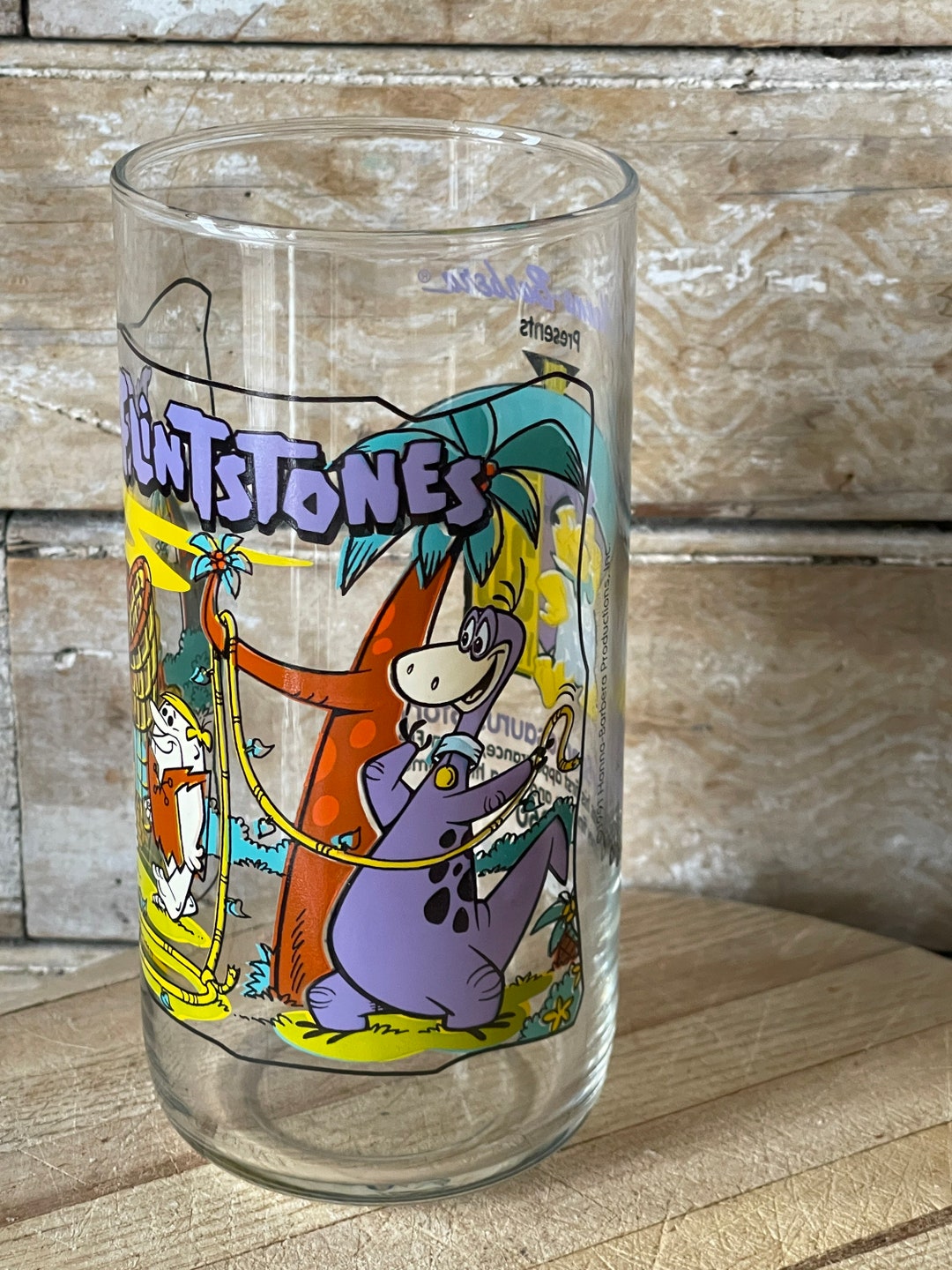 Vintage Flintstones Hardees Collector Glass - Etsy
