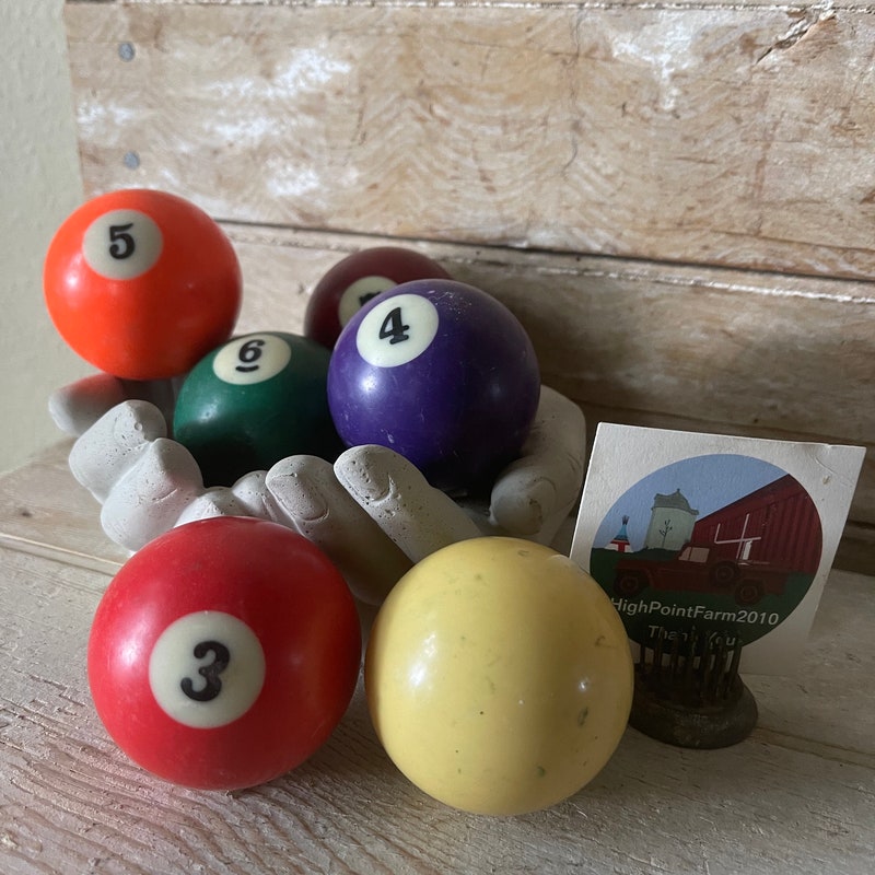 Vintage Pool Balls - Etsy