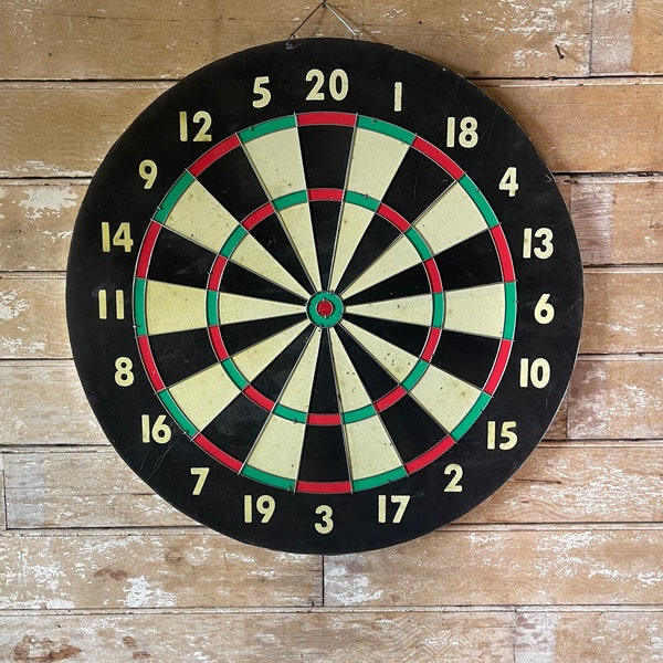 Vintage Dart Board - Etsy