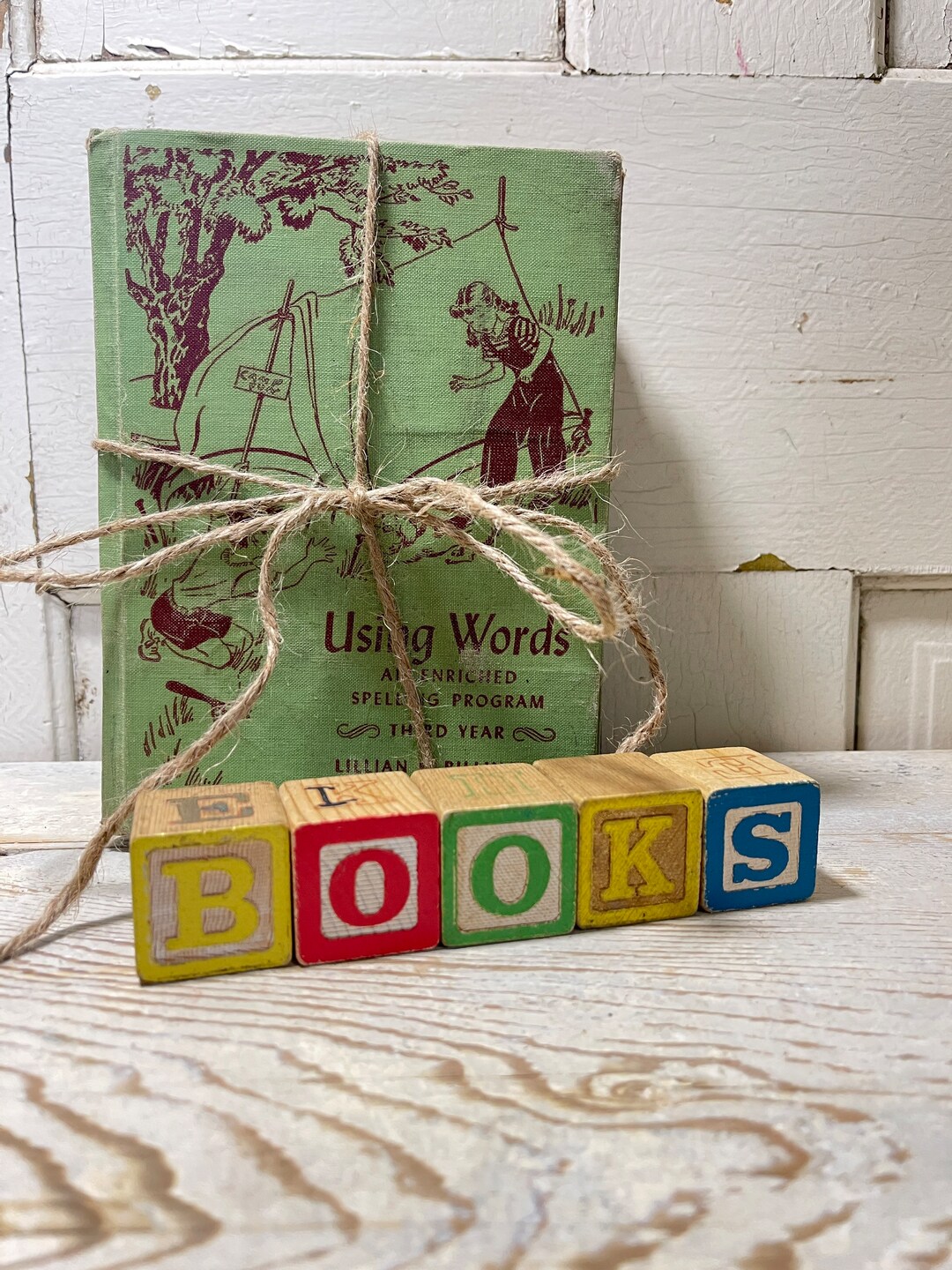 Vintage Greens Old Primitive Book Collection Set of 4 Rare - Etsy