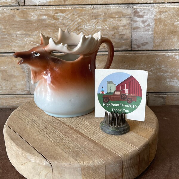 Ceramic Deer Pitcher - Etsy