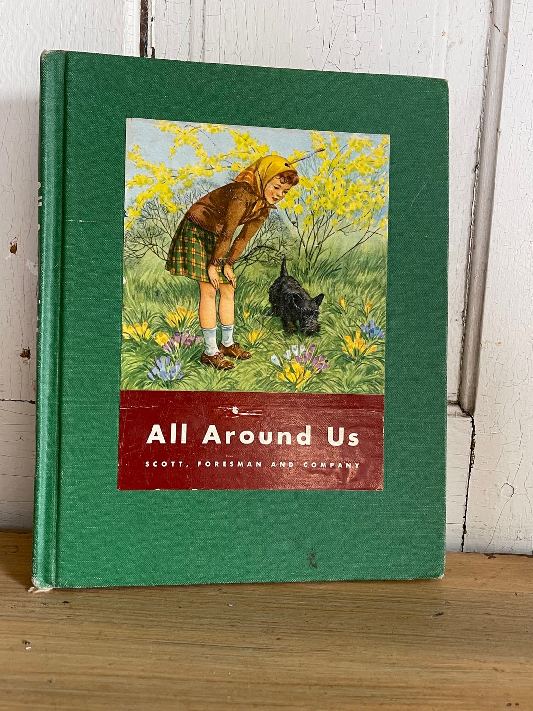 Vintage Spring Children’s Book All Around Us Beautiful Illustrations - Etsy