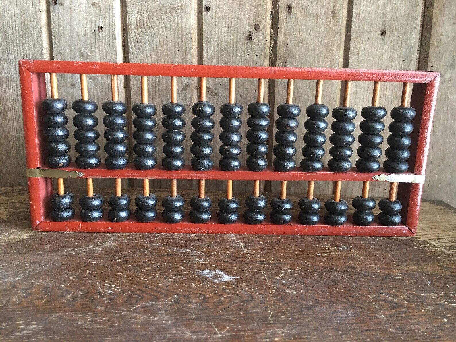 Vintage Wooden Chinese Calculation Abacus Tool | Etsy