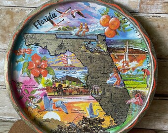 Florida Tin Tray - Etsy