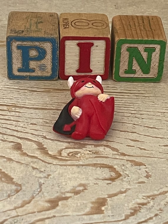 Vintage Halloween Devil Costume Pin Adorable - Etsy