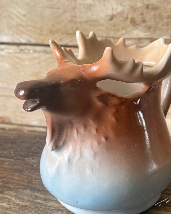 cheap selling shop Vintage Deer Stag Herd Of Moose Elk Creamer Milk ...