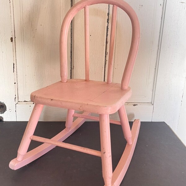 Antique Childs Rocking Chair - Etsy