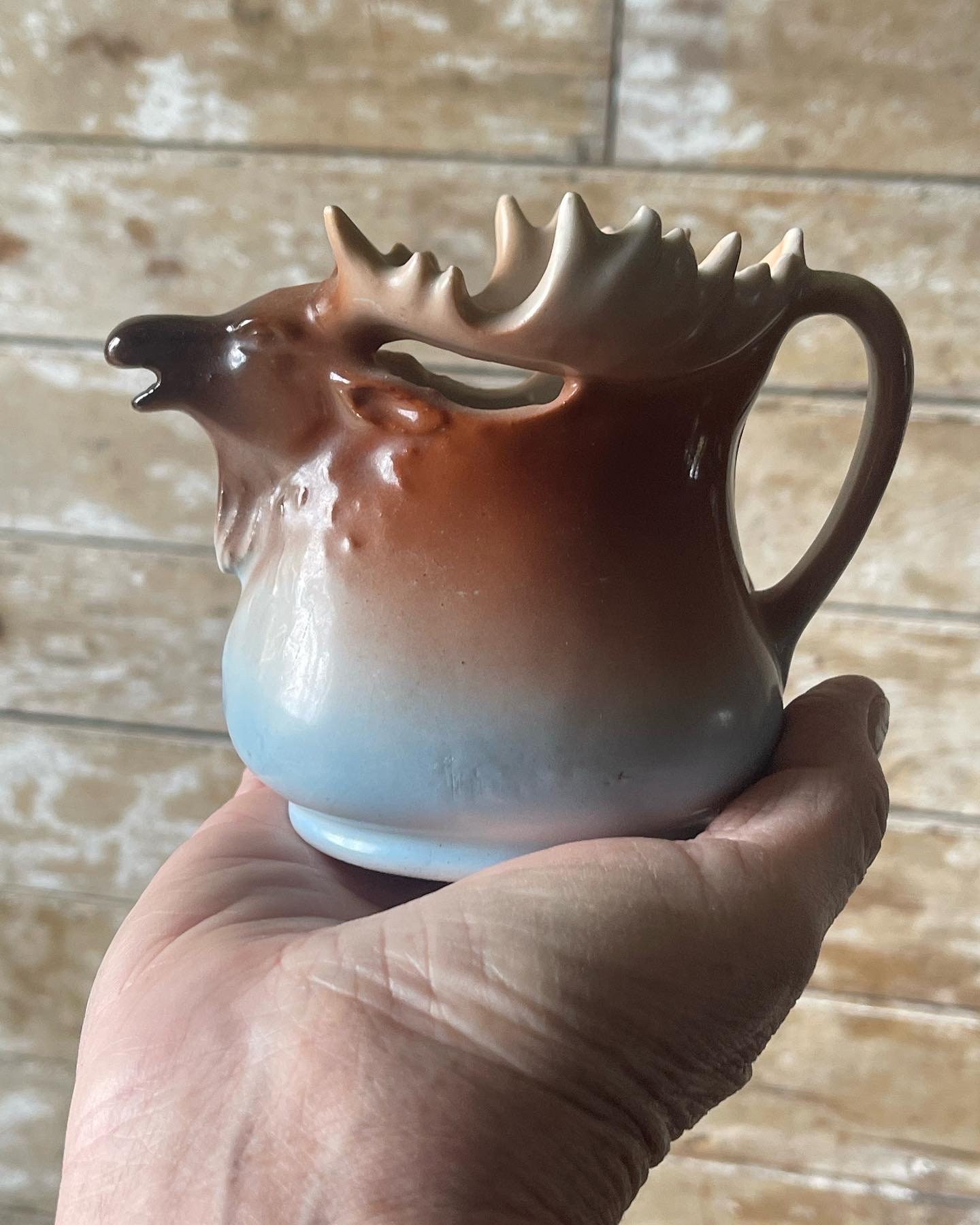 cheap selling shop Vintage Deer Stag Herd Of Moose Elk Creamer Milk ...