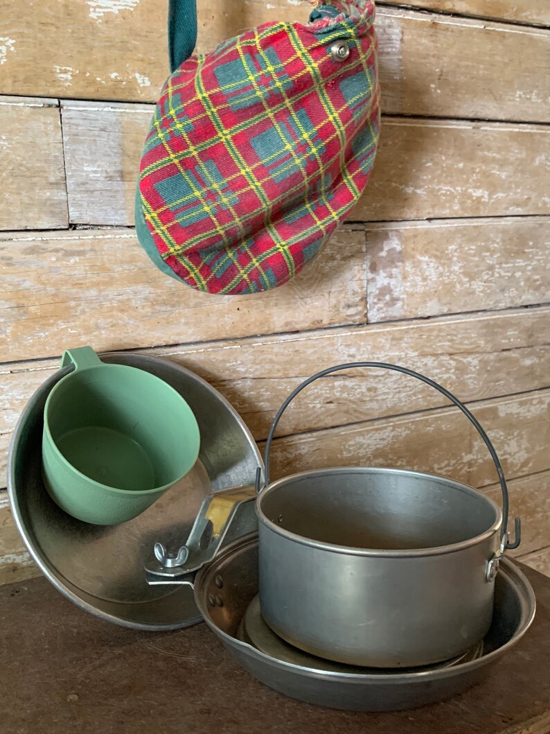 Vintage Girl Scouts Metal Mess Kit | Etsy