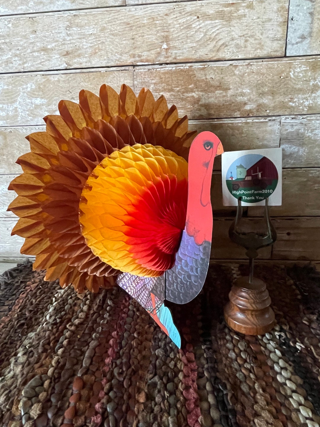 Vintage Thanksgiving Turkey From Centerpiece Festive Adorable 1980s or ...