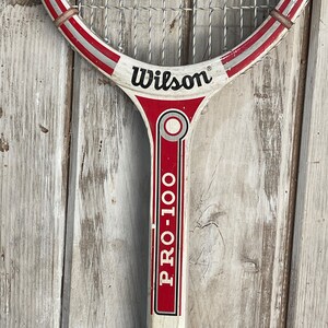 Vintage Wooden Tennis Rackets Set of 3 Red White Blue - Etsy