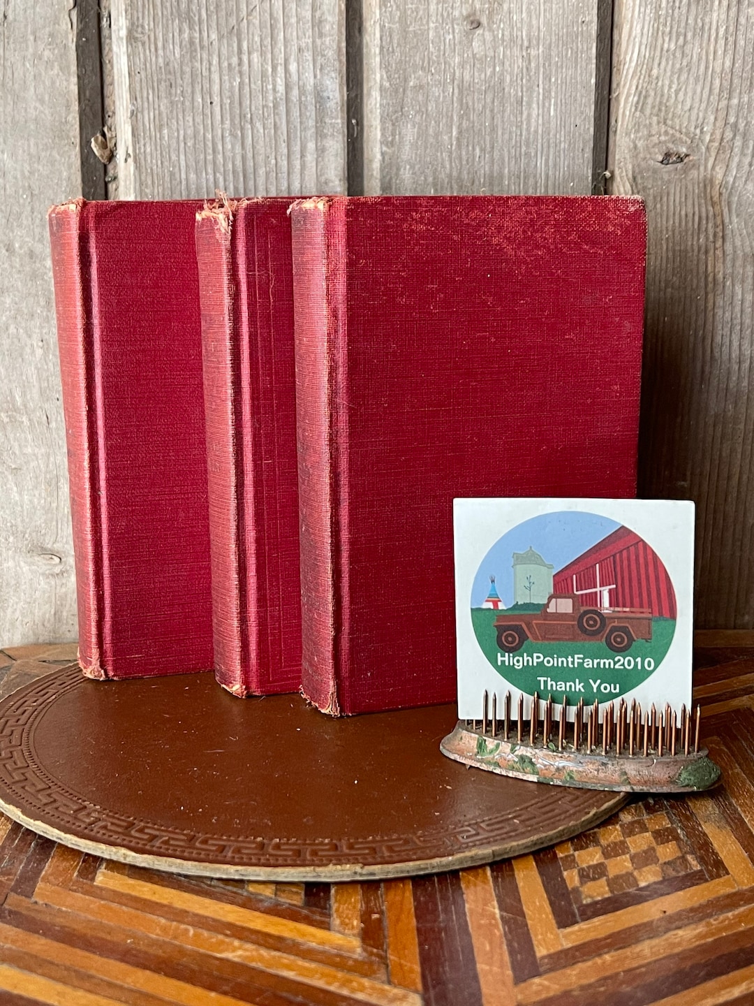 Vintage Red Book Collection Set of 3 Rare - Etsy
