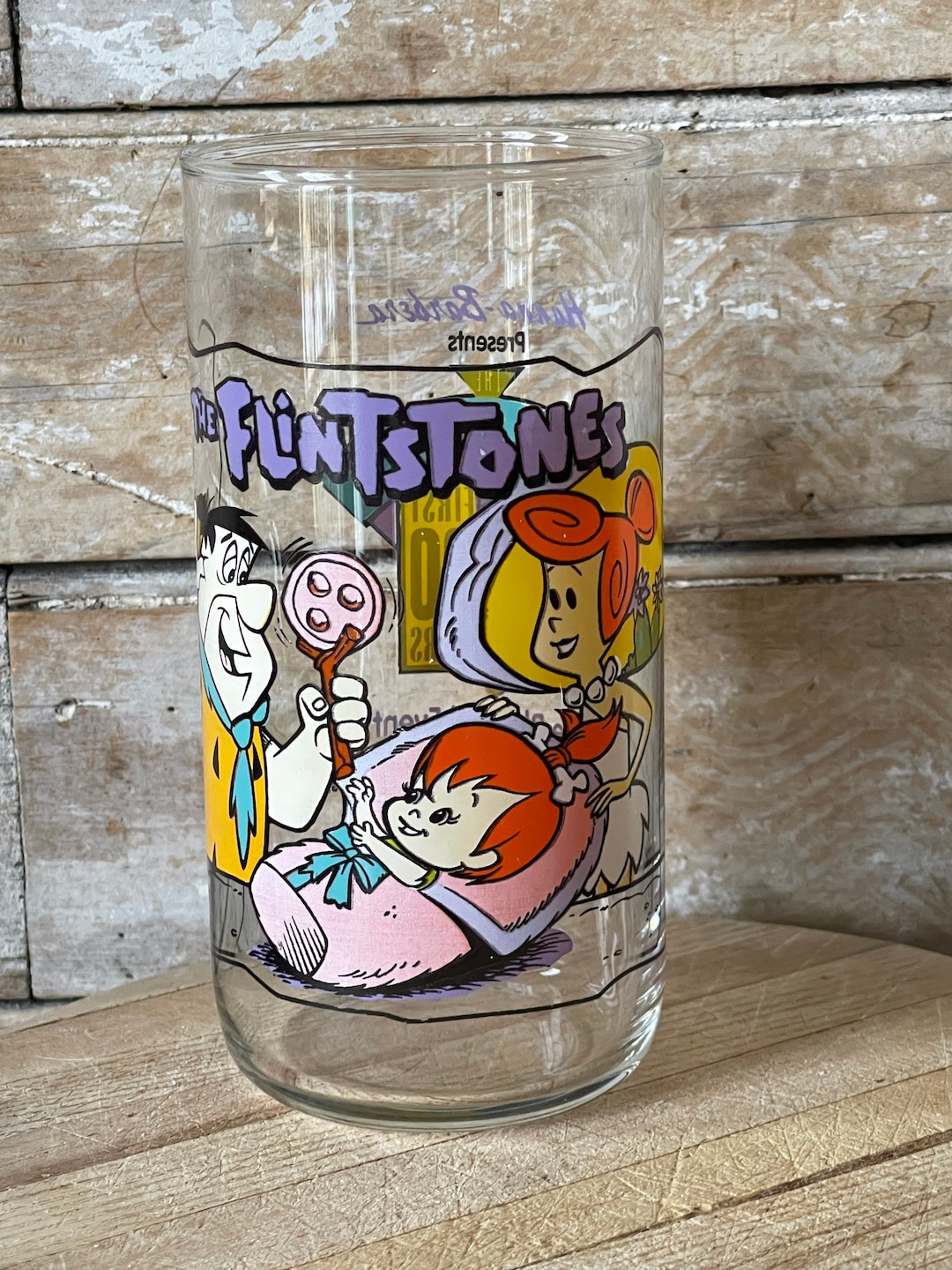 Vintage Flintstones Hardees Collector Glass - Etsy