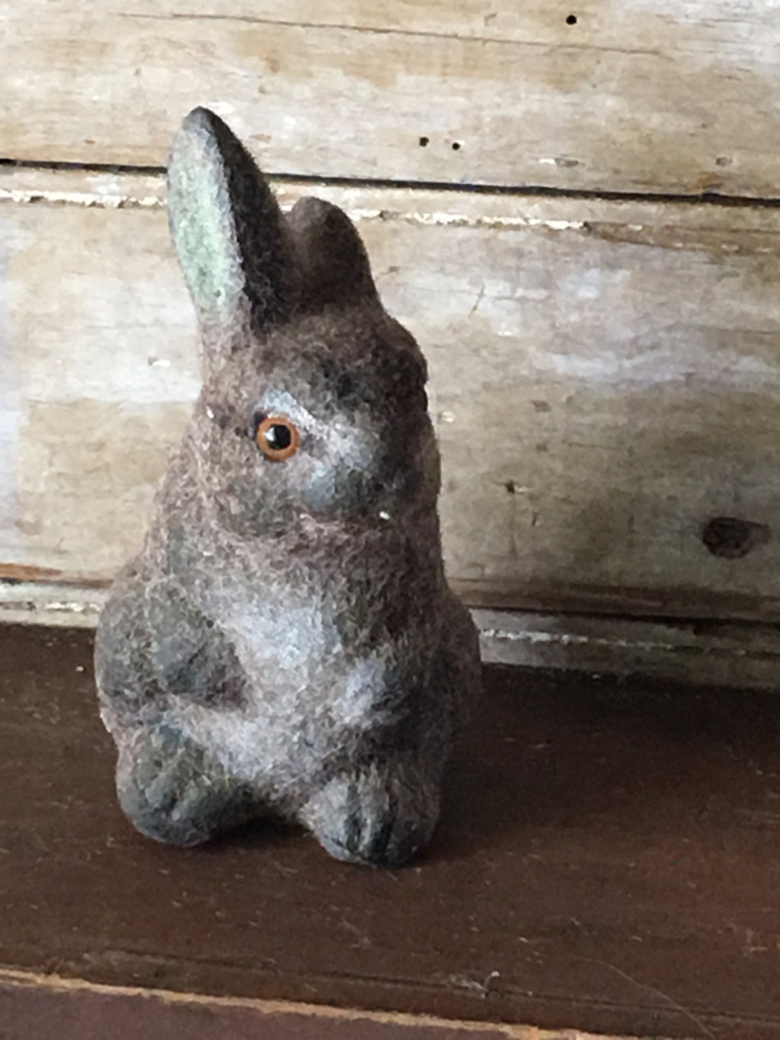 Vintage Felted Bunny or Rabbit Bank 1950s or 60s - Etsy