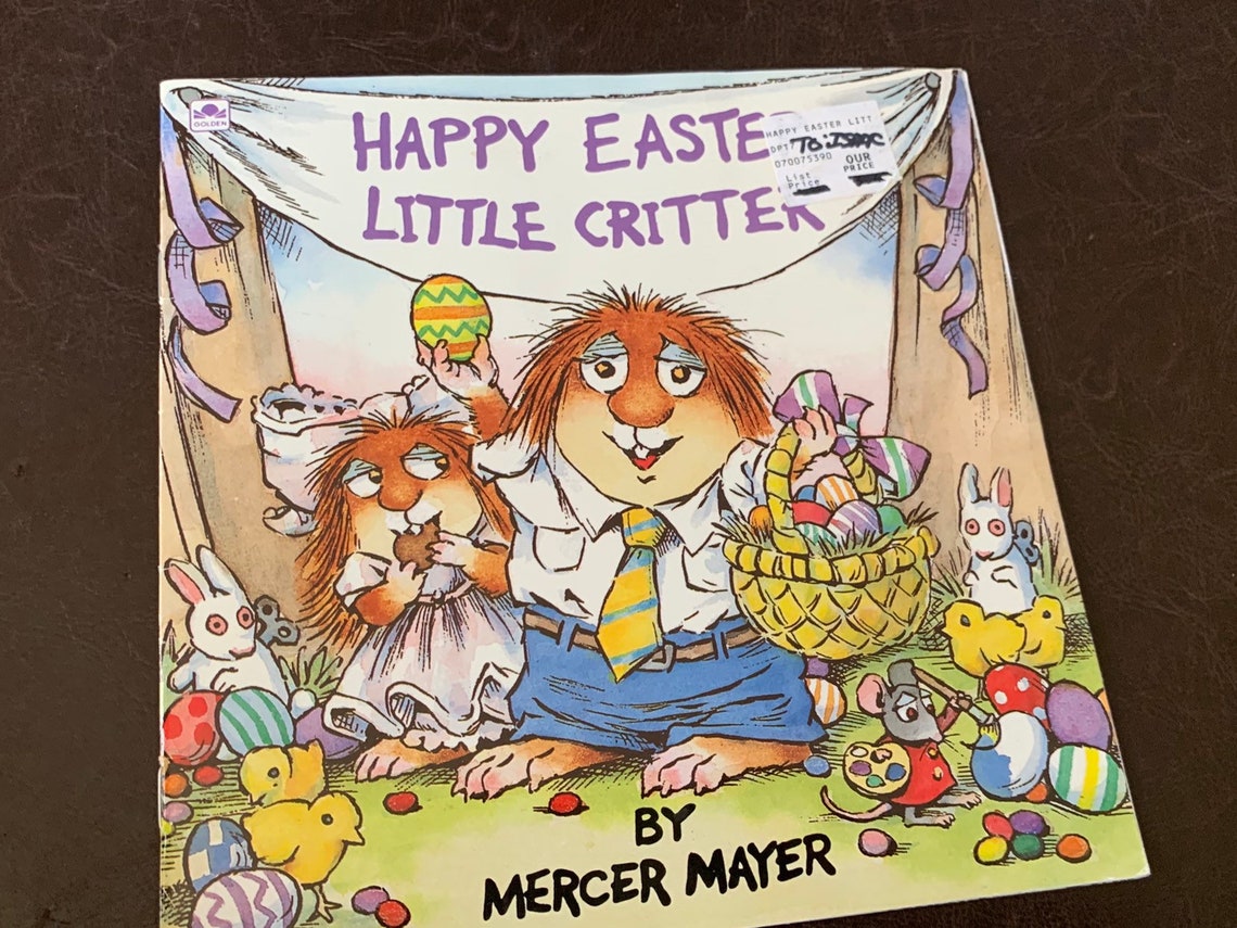 Vintage Easter Book Happy Easter Little Critters 1998 | Etsy