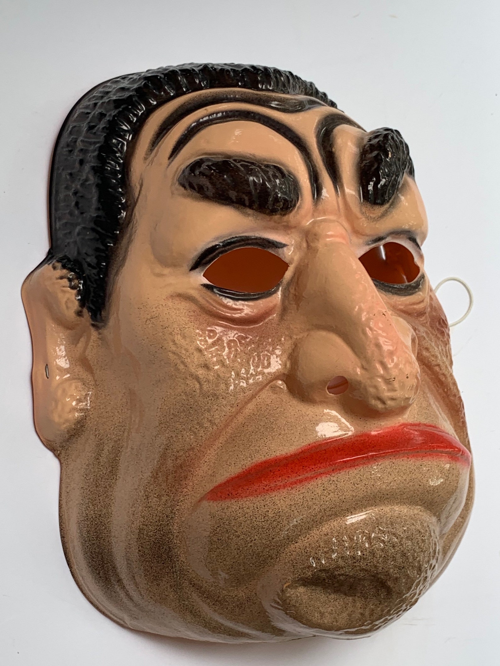 Vintage Ben Cooper Vacuform Plastic Mobster Mask - Etsy