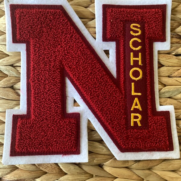 Varsity Letter N - Etsy