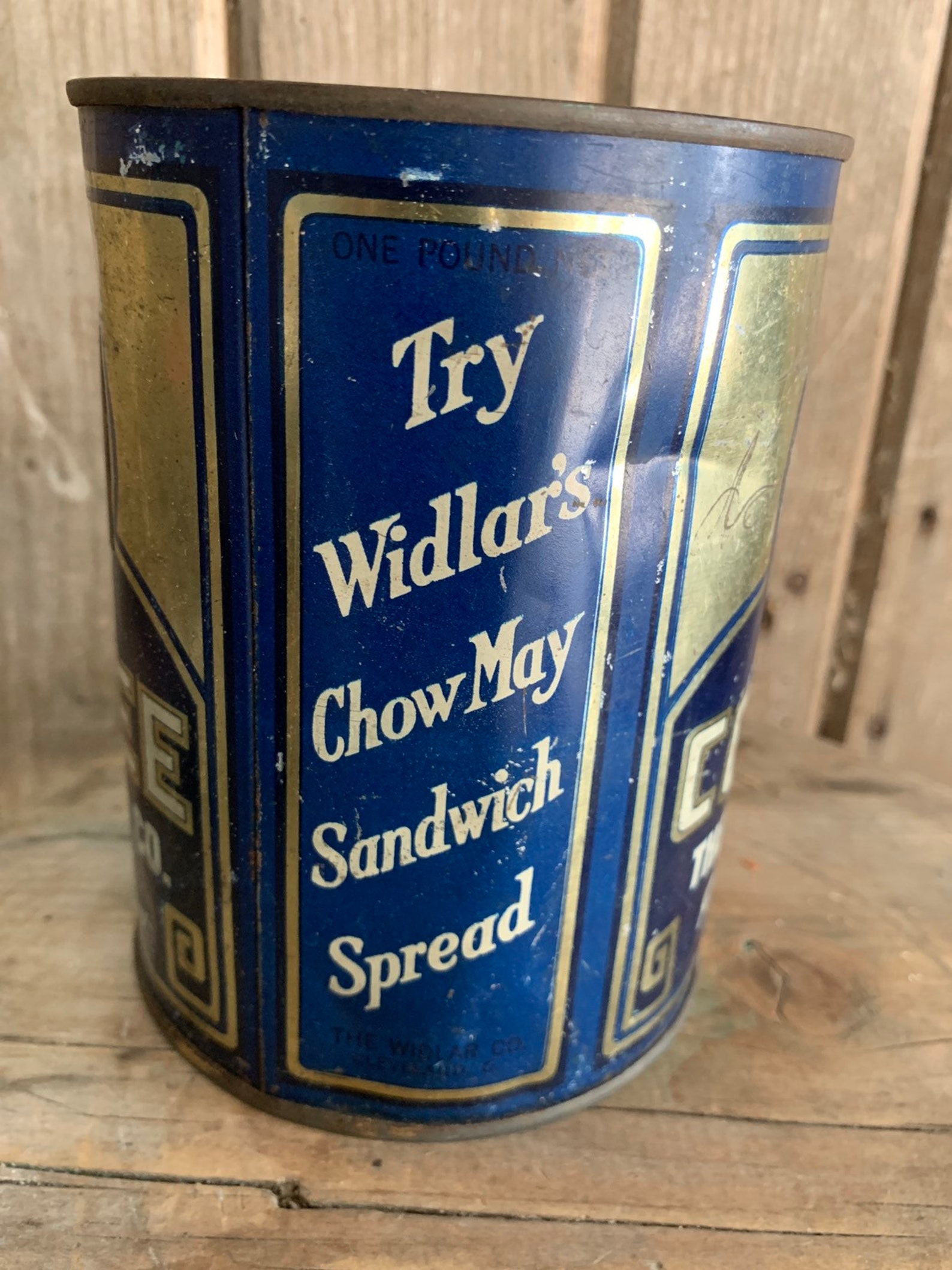 Vintage CW Coffee Tin RARE Free Shipping | Etsy