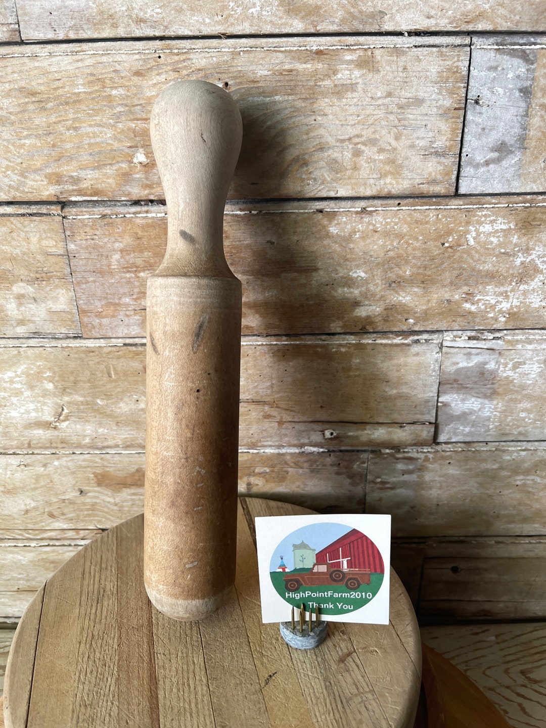 Vintage Wooden Masher Smasher Food Pusher Wood Primitive - Etsy