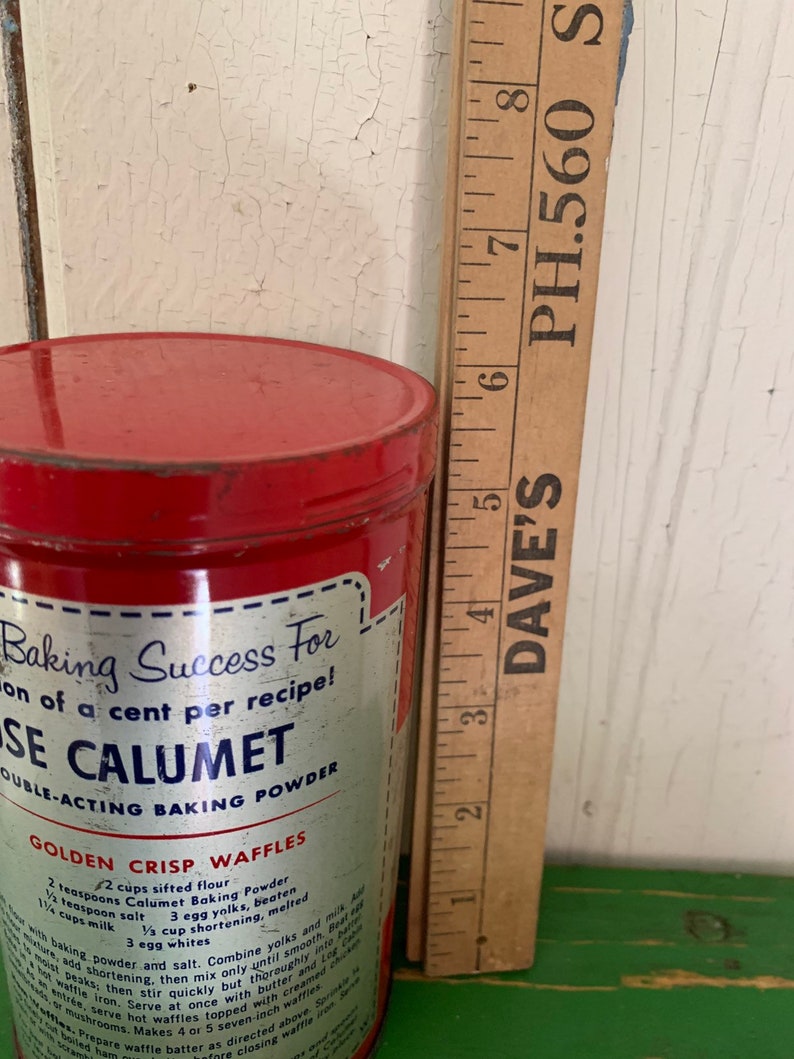 Vintage Calumet Baking Powder Tin - Etsy