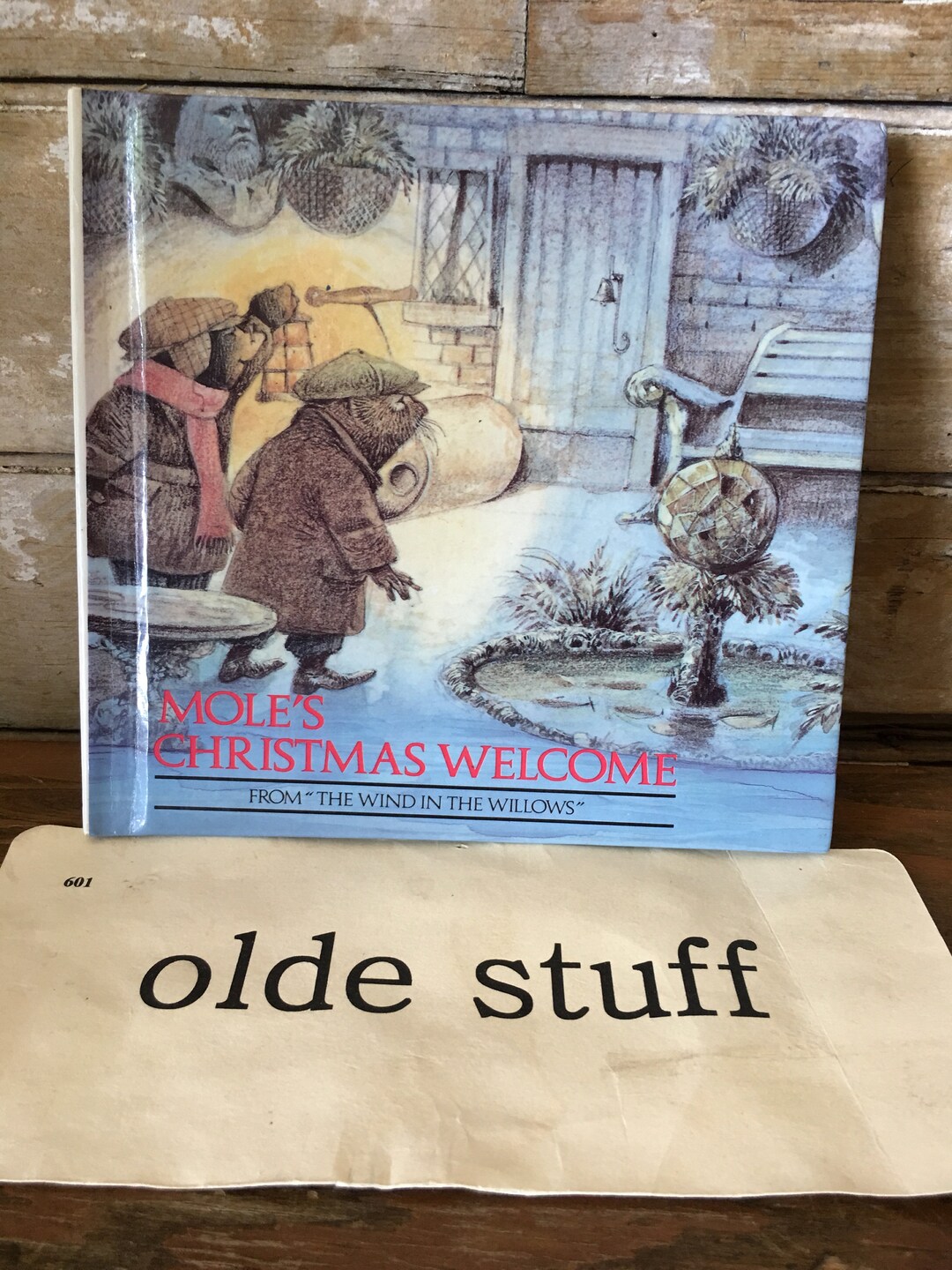 Vintage Book Moles Christmas Welcome 1989 - Etsy