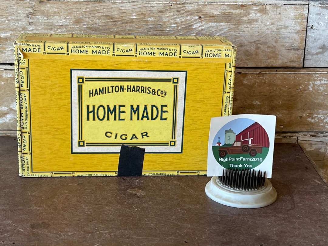 Vintage Home Made Cigar Box Hamilton an Harris - Etsy