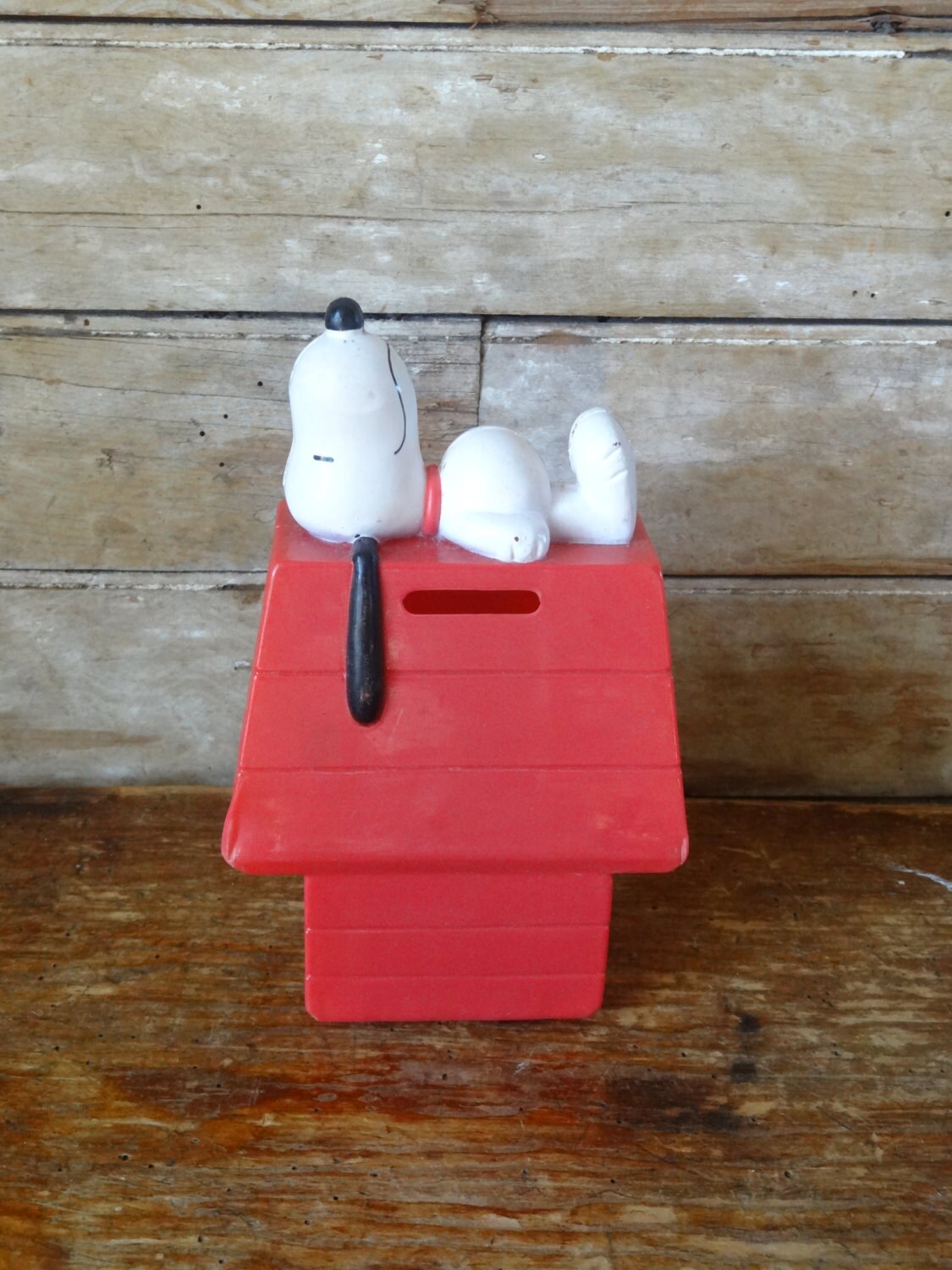 Vintage Snoopy Bank Plastic 1966-68 - Etsy