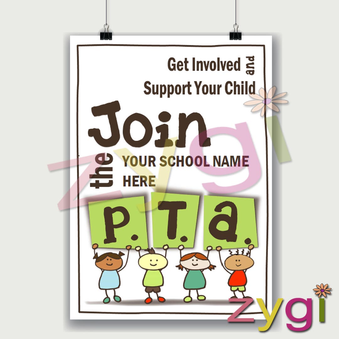 Printable PTA Poster- Your Pta Needs You- Editable and Printable- You ...