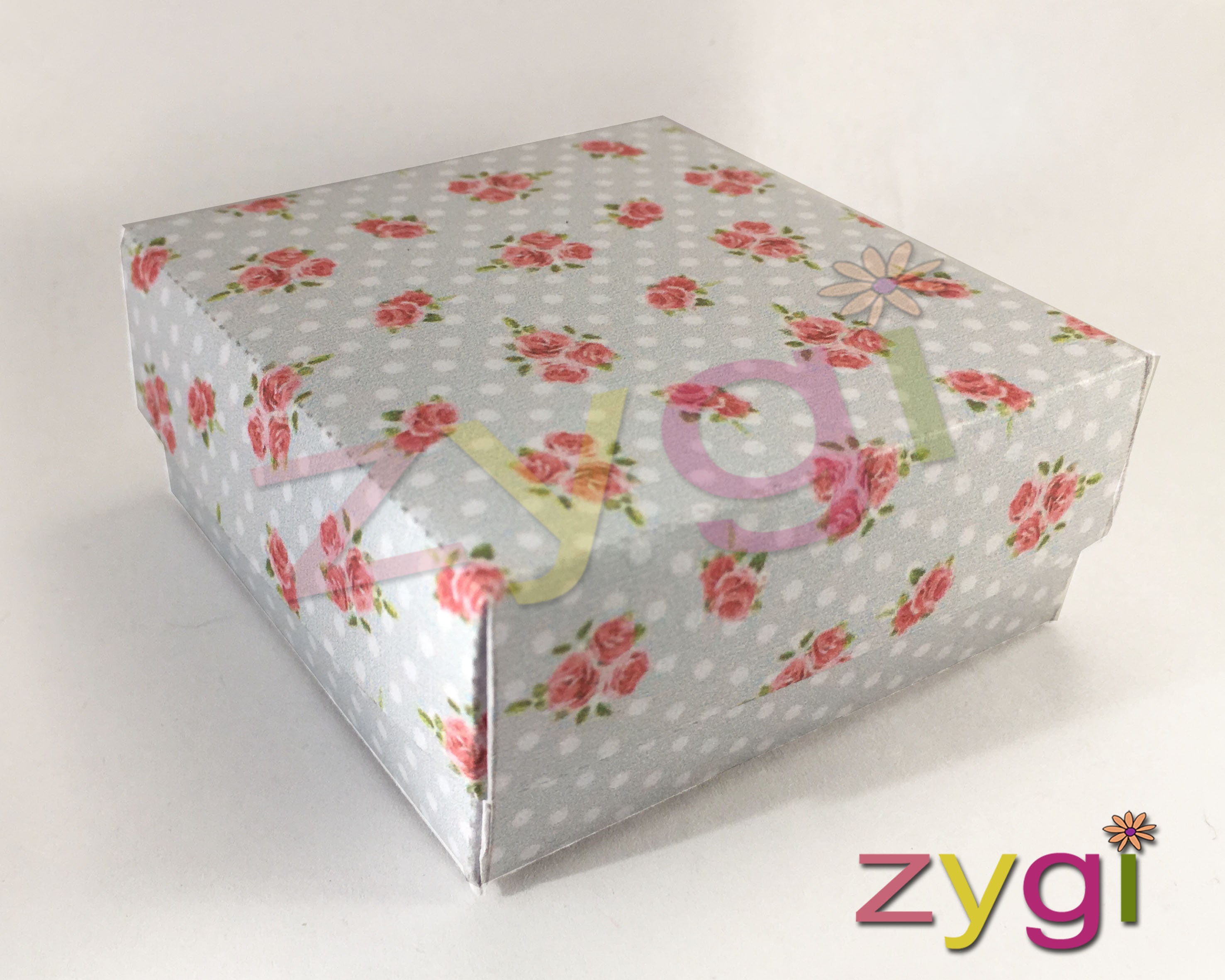 Printable Jewelry Box Pattern Template With Lid- DIY Crafting- Favours ...