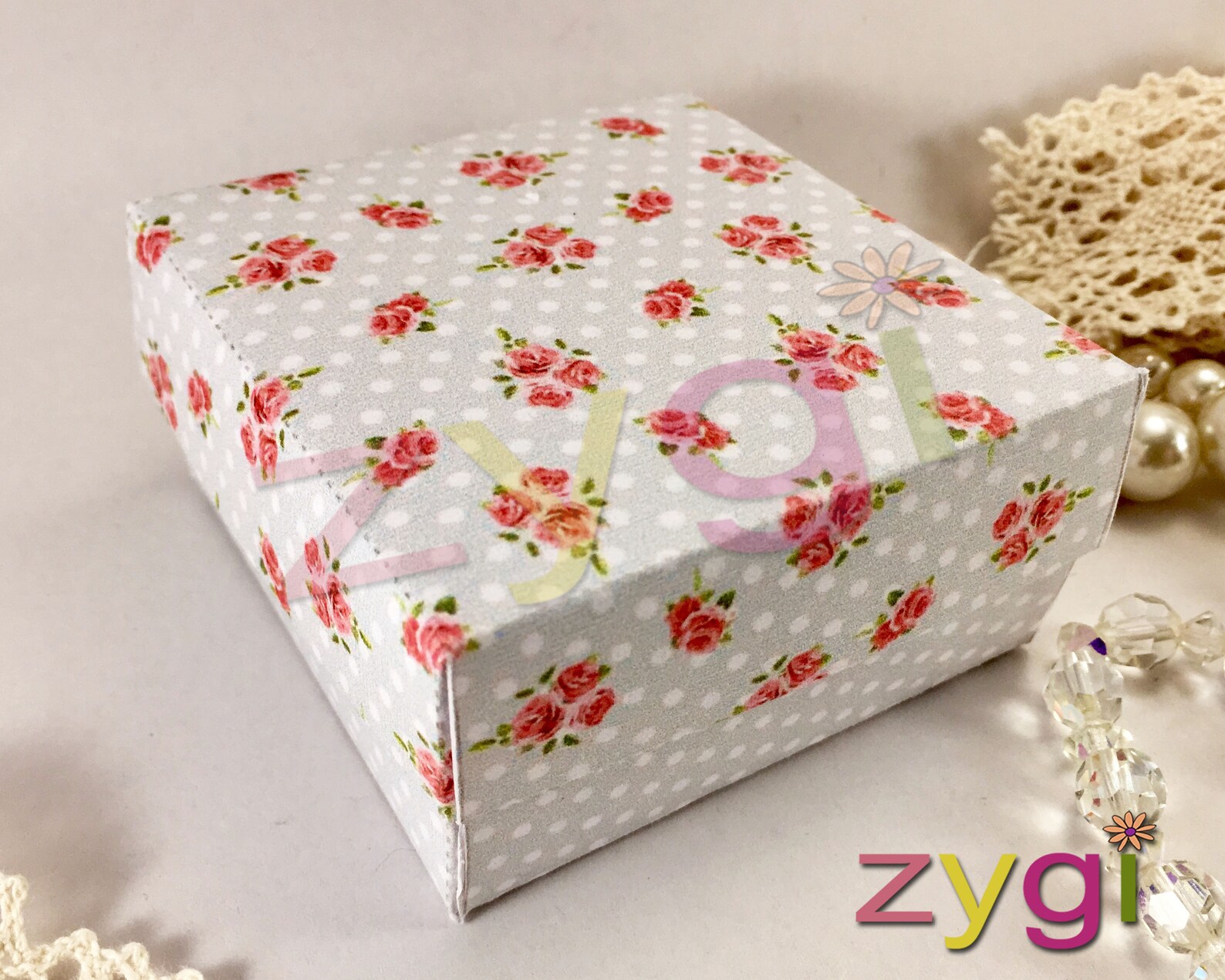 Printable Jewelry Box Pattern Template With Lid DIY Crafting | Etsy UK