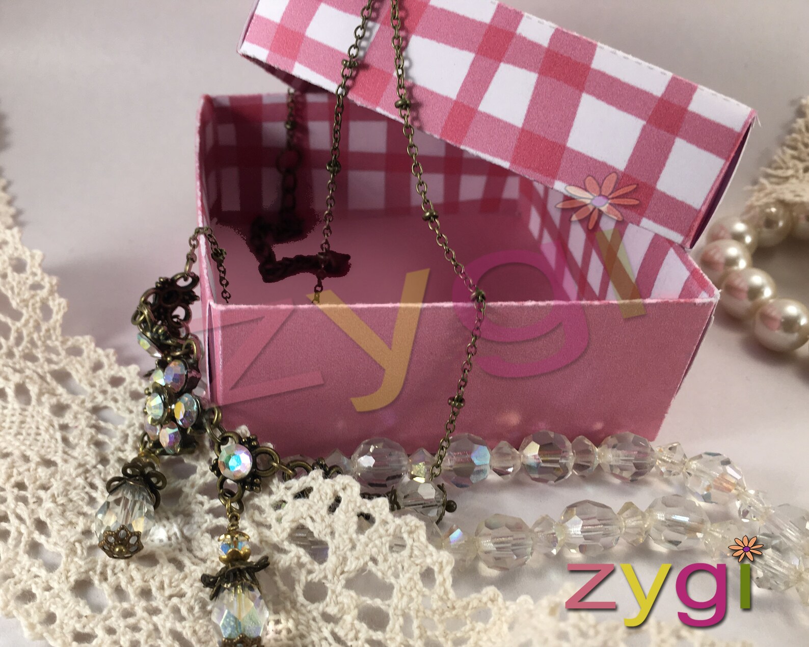 Gift Box With Lid Template Printable Jewelry Jewellery | Etsy