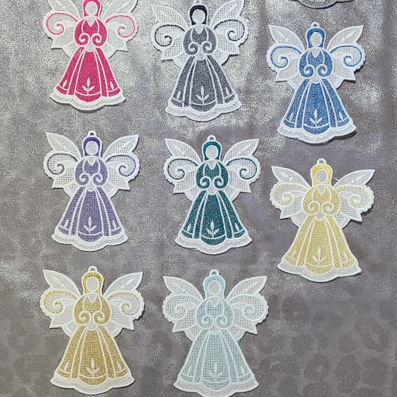 Lace Angel Ornament - Etsy