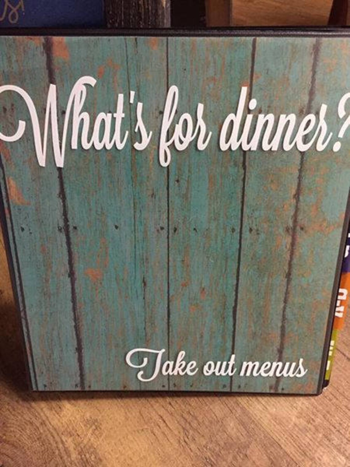 Take Out Menu Binder - Etsy