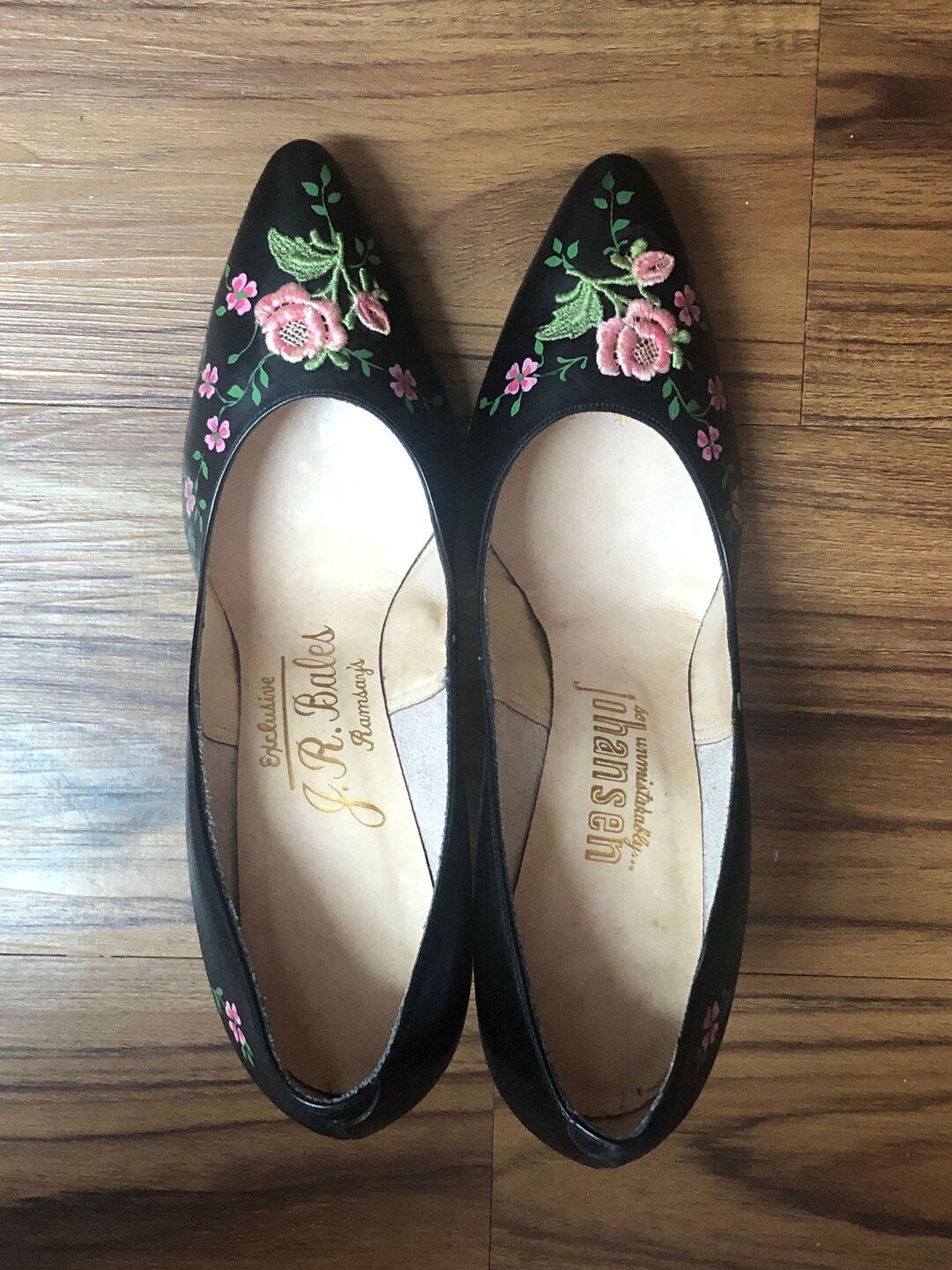 Vintage Johansen High Heel Shoes in Good Condition. Box Reads Rosette ...