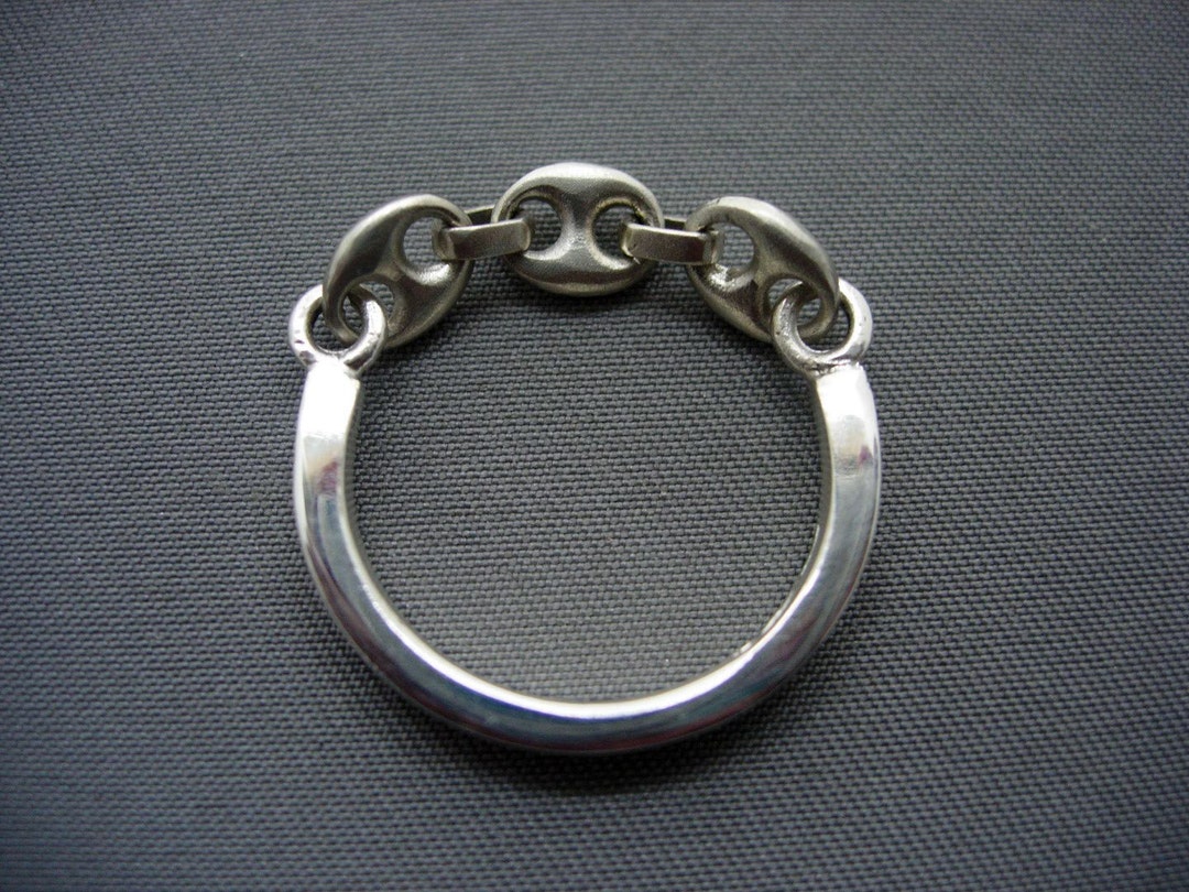 Anchor Chain Ring - Etsy