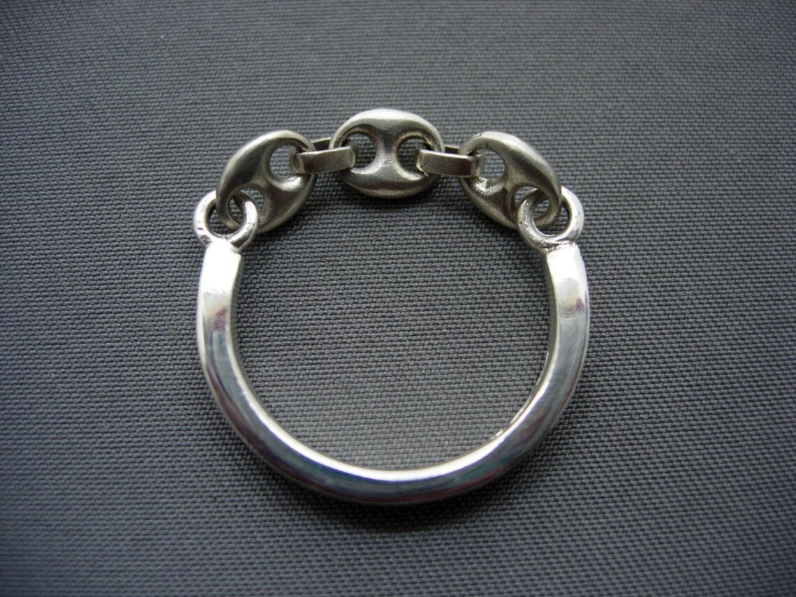 Anchor Chain Ring - Etsy