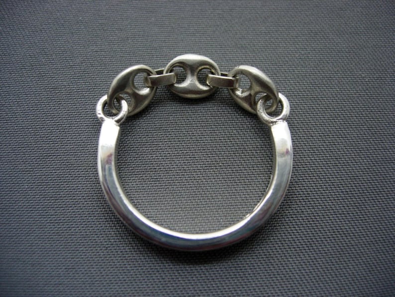Anchor Chain Ring - Etsy