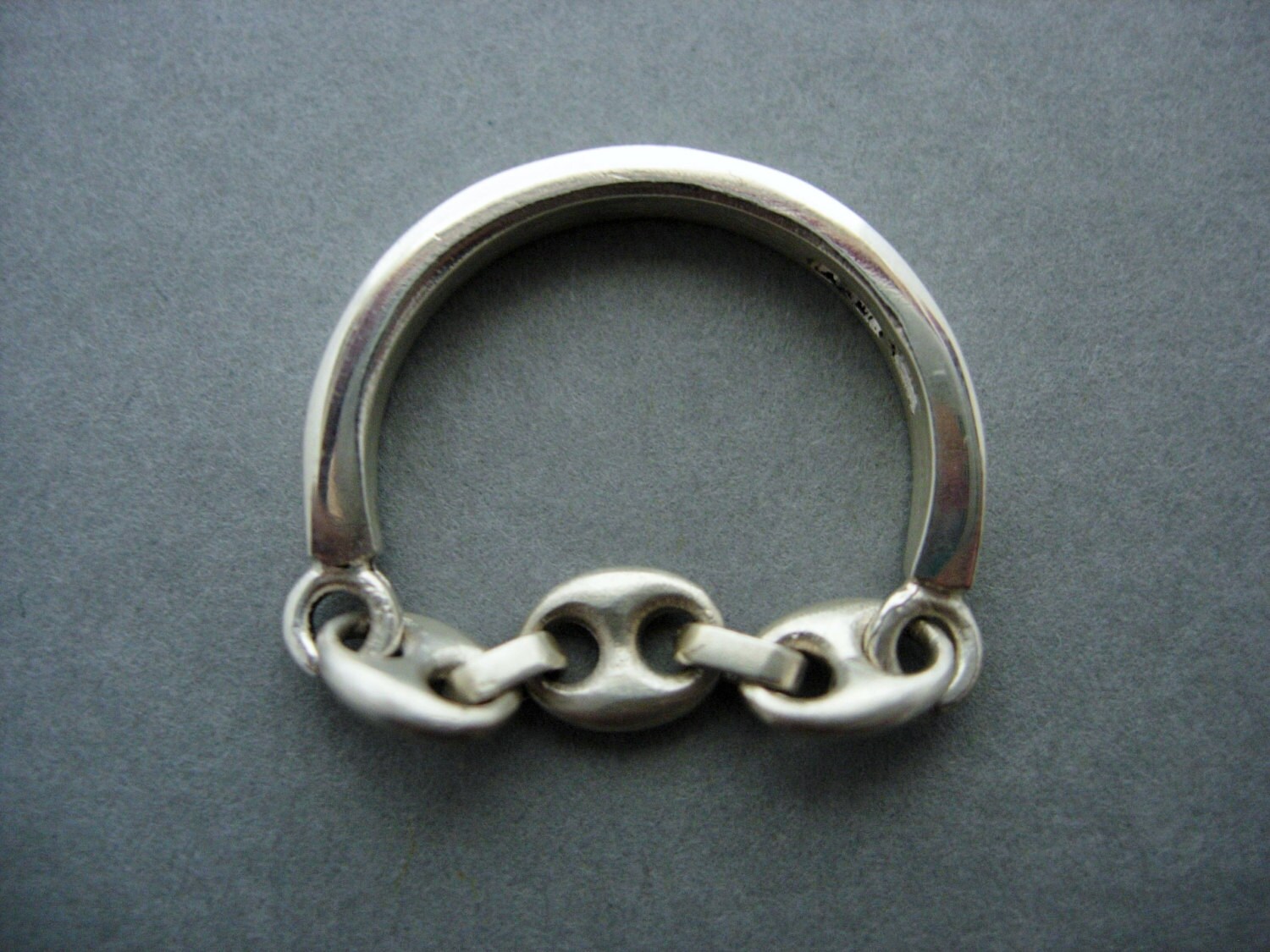 Anchor Chain Ring - Etsy