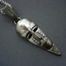 Silver African Mask Pendant and Chain - Etsy