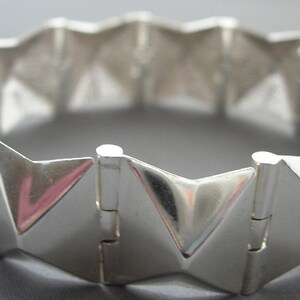 Silver Pyramid Bracelet - Etsy