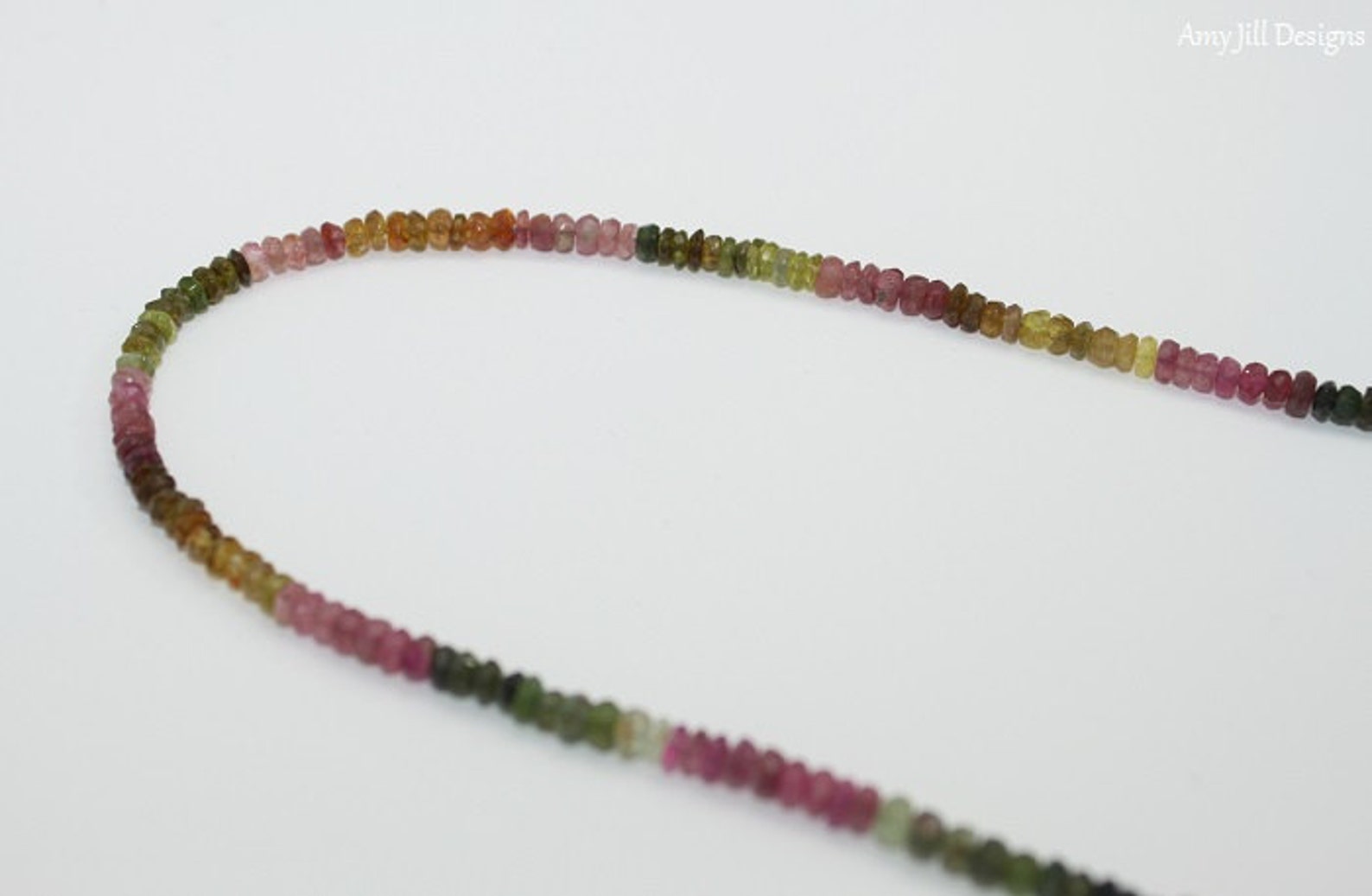 Watermelon Tourmaline Necklace Watermelon Tourmaline Jewelry - Etsy