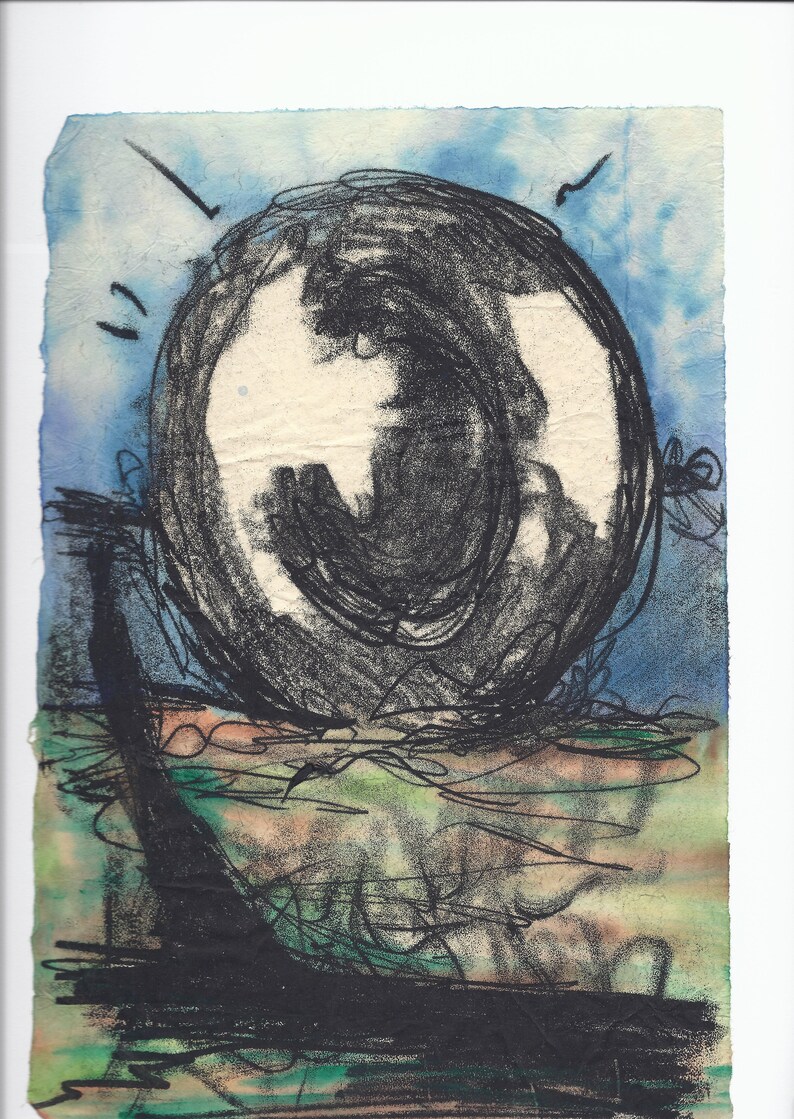 Hand Coloured Touch Drawing Lift Print Originals Only by - Etsy