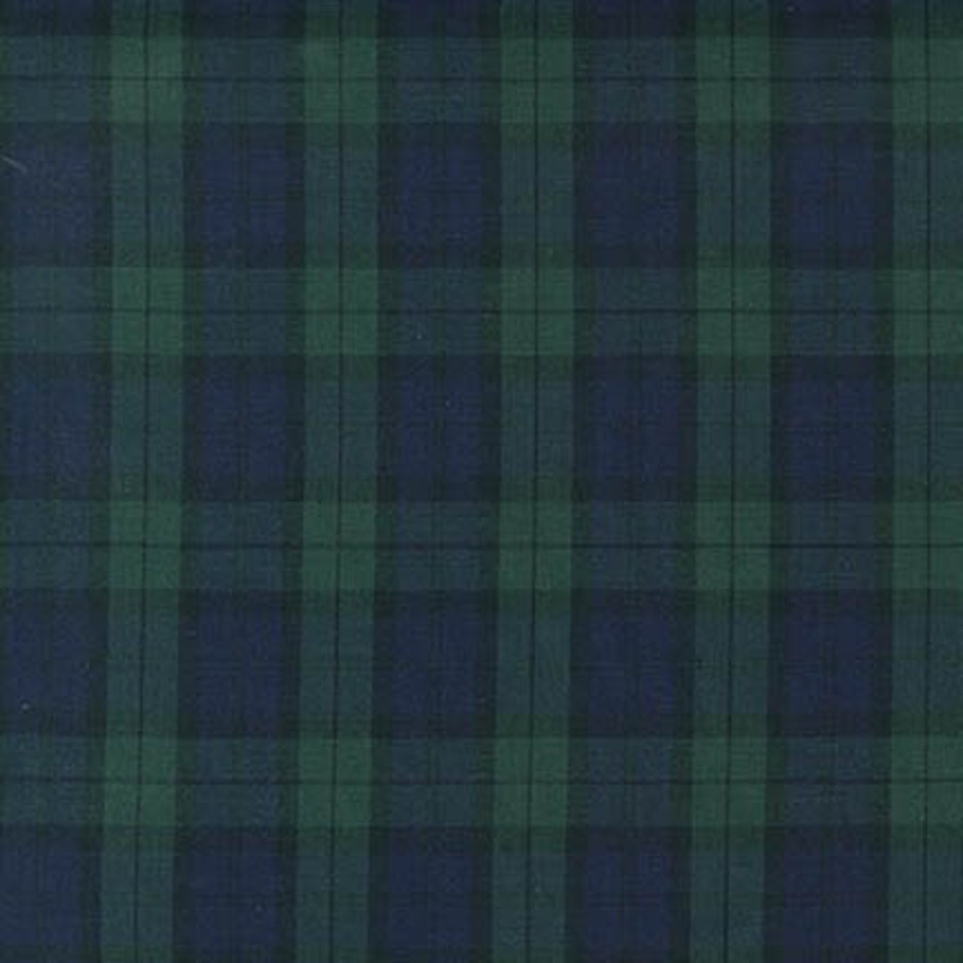 Hunter Green and Navy Blue Tartan Plaid by Sevenberry From Robert ...