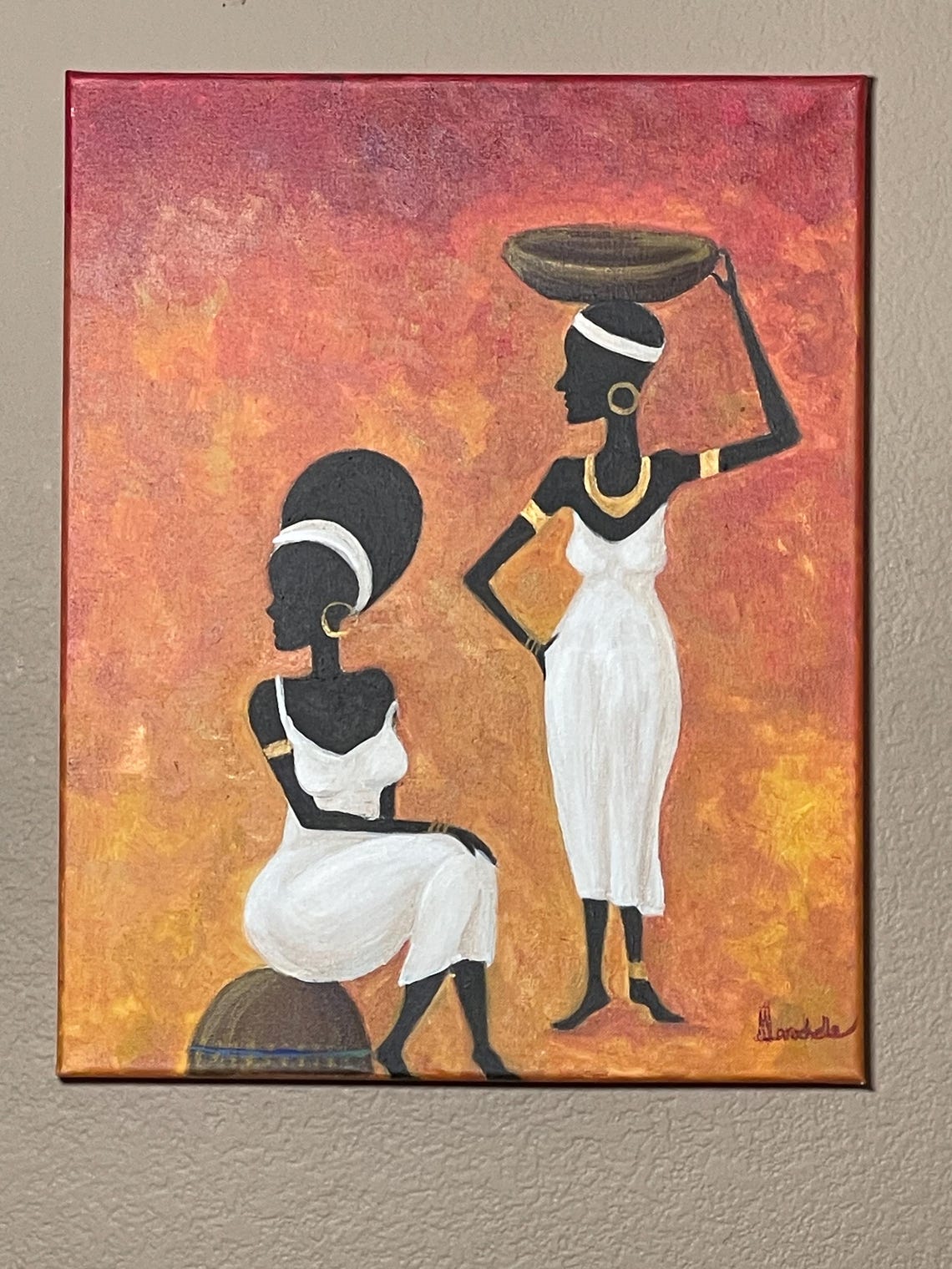Africa Afican Art Work Original Digital Painting One of a Kind - Etsy
