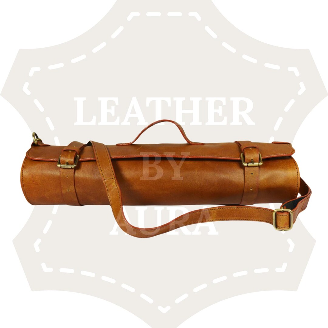 Personalized Leather Chef Roll – Monogrammed Tool Roll, Custom Storage ...