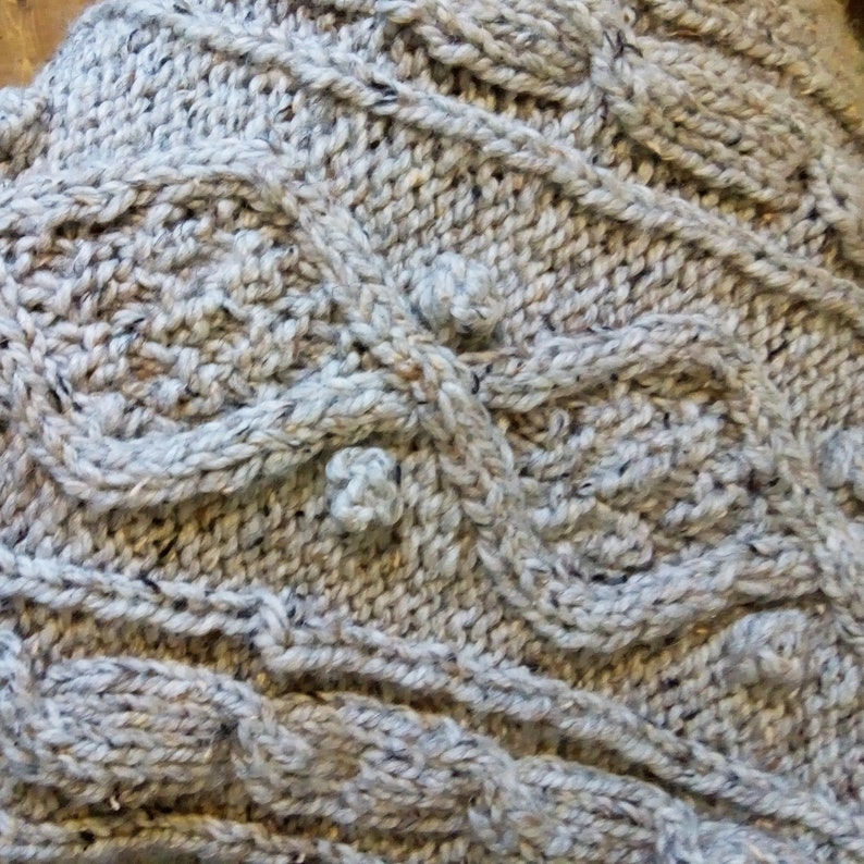 KNITTING PATTERN for Chunky Cable Knit Throw - Etsy Canada