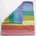 BABY BLANKET PATTERN: Easy Knit Rainbow Baby Blanket Knitting Pattern ...