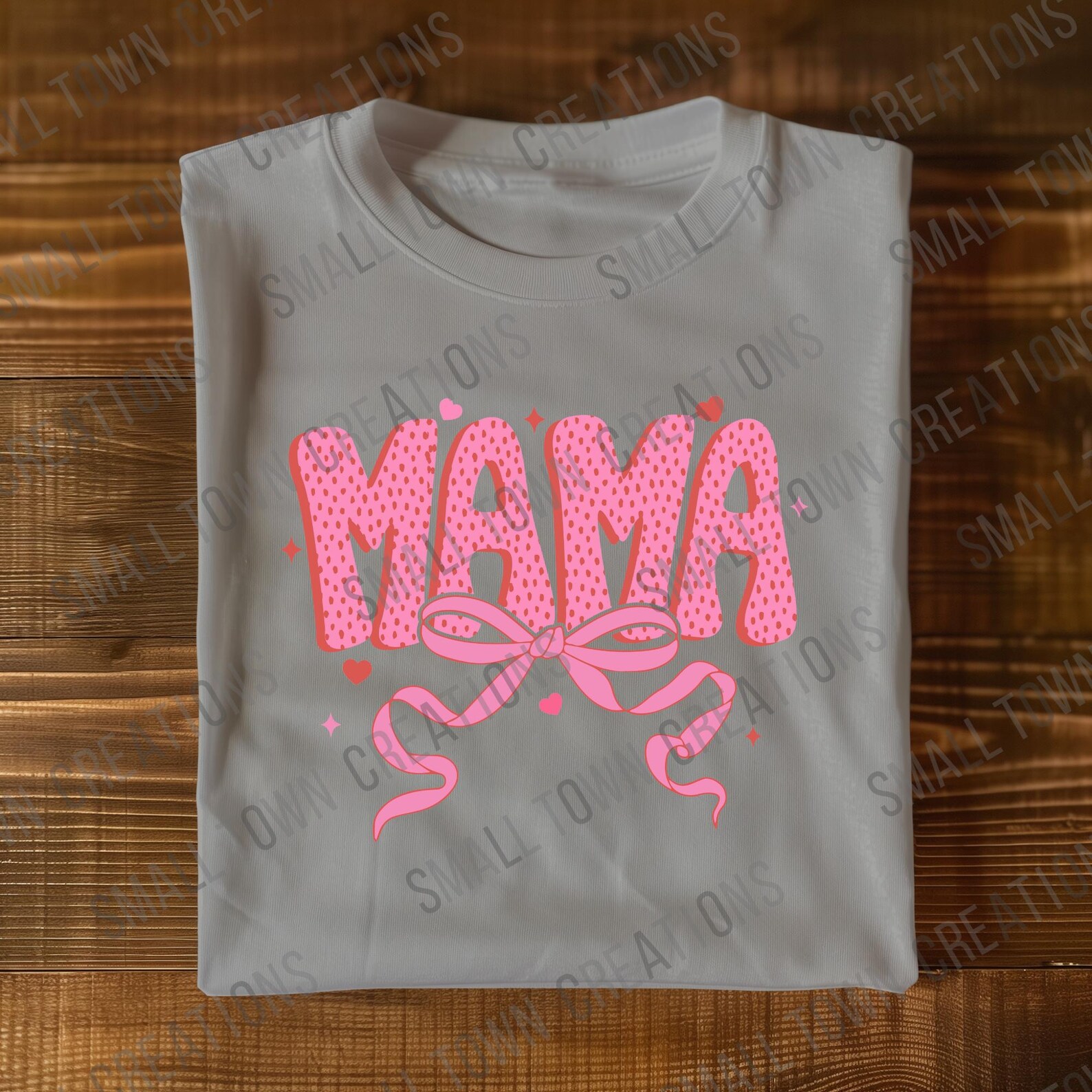 Mama Pink Bow Coquette - Digital Image - Transparent Background - DTF ...