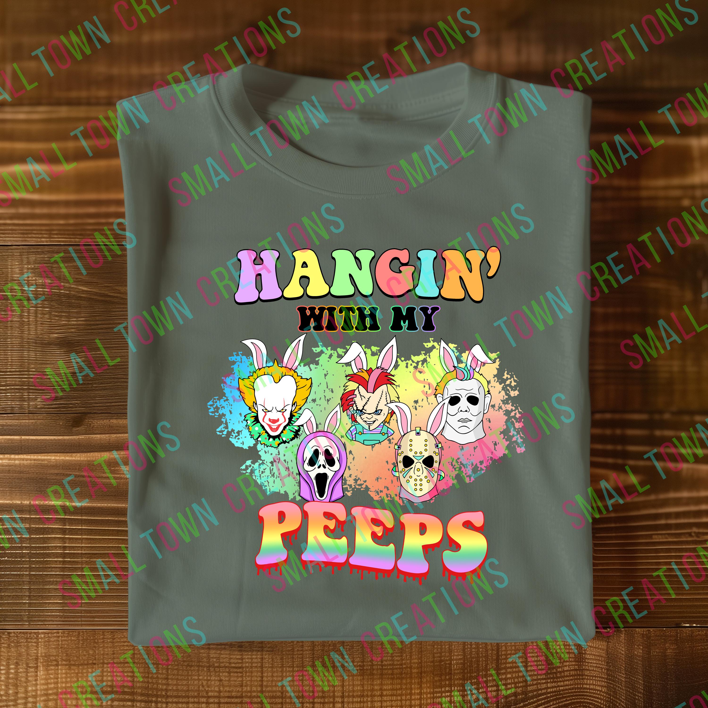 Horror Hanging With My Peeps Png - Digital Image - Transparent ...
